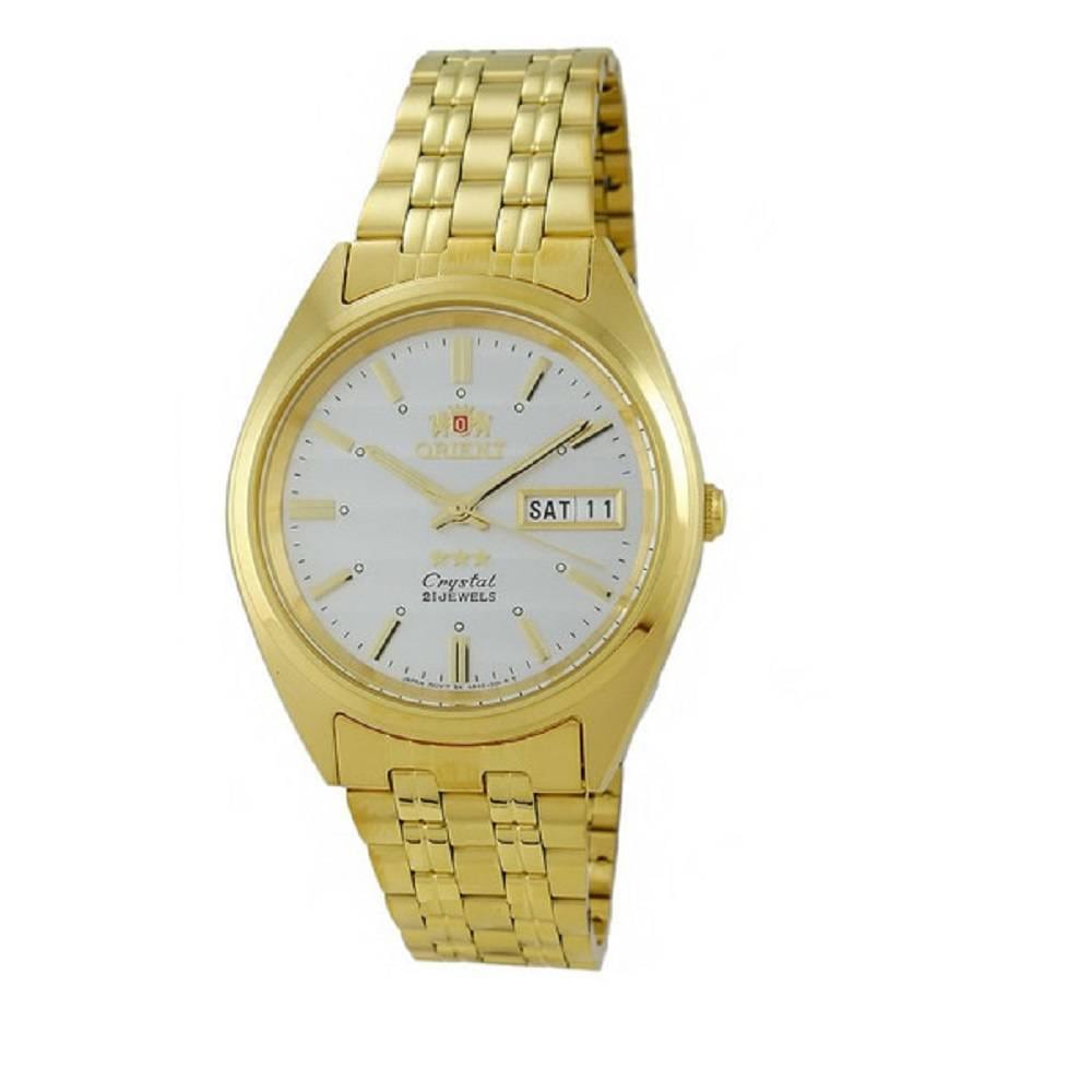 Orient 3 Star Automatic Watch Men Gold Watch FAB00008W9