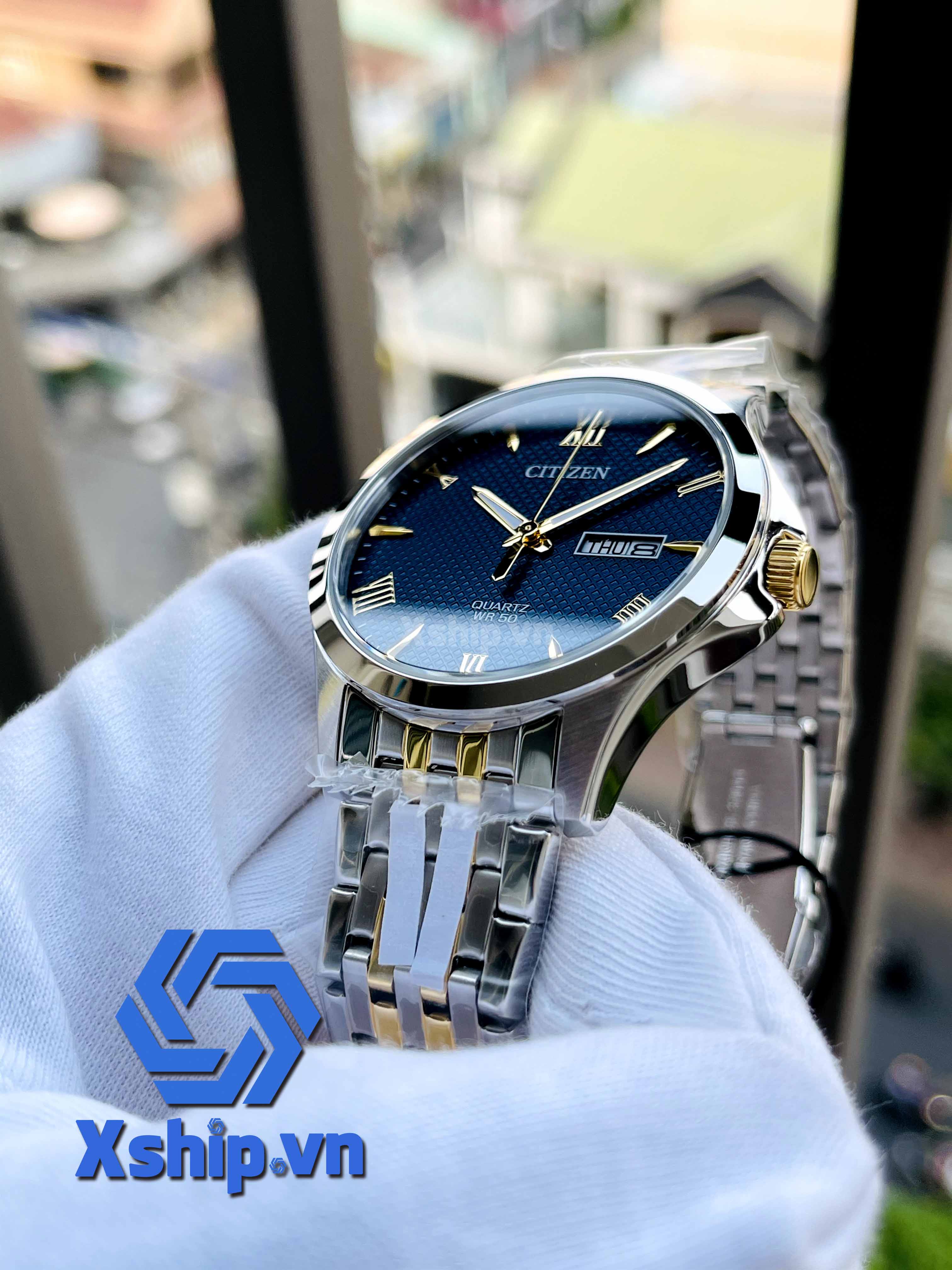 Citizen Quartz Blue Dial Men Watch BF2024-50L