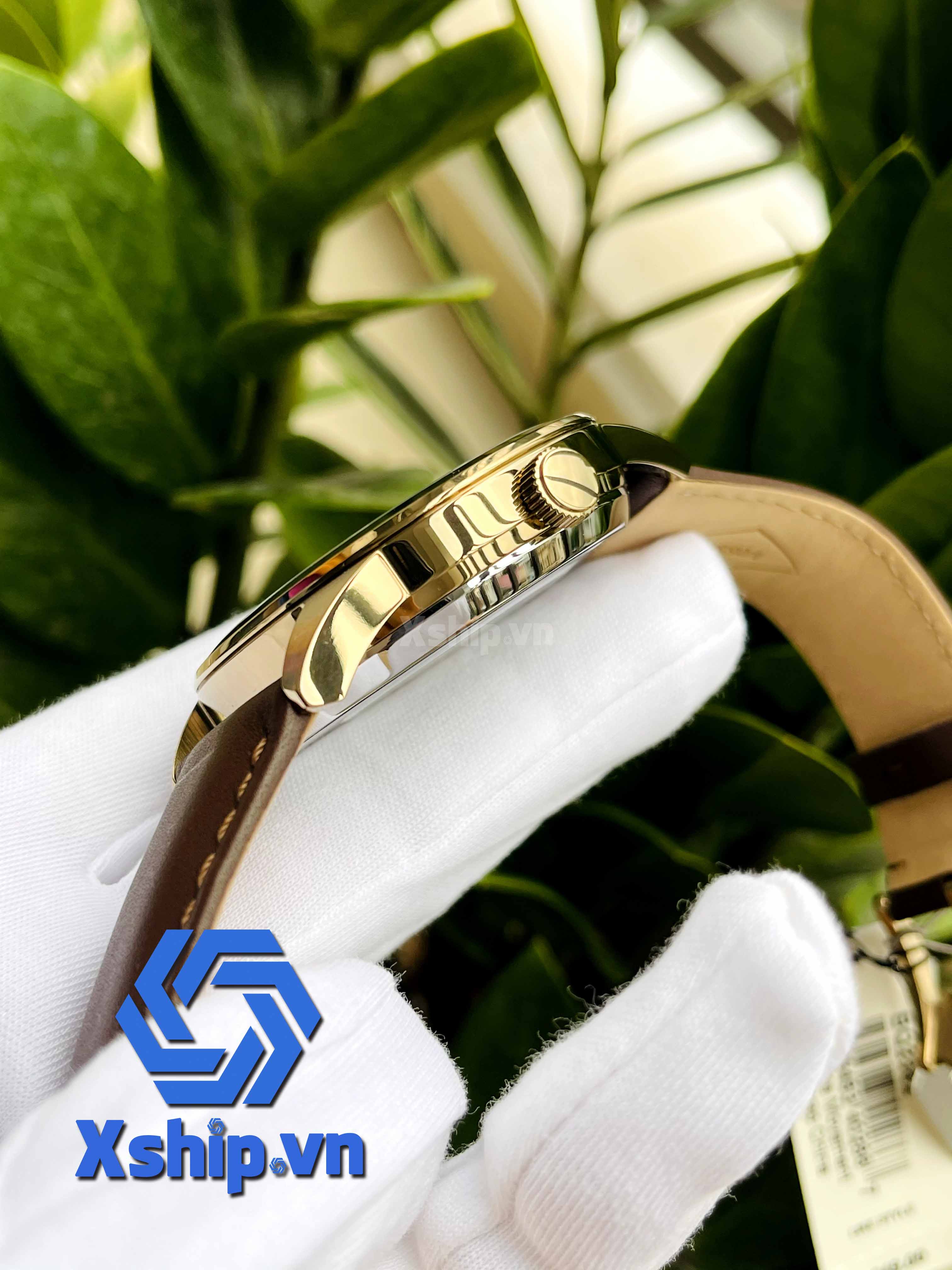 Fossil 48mm Flynn Automatic Brown Leather Watch BQ2382