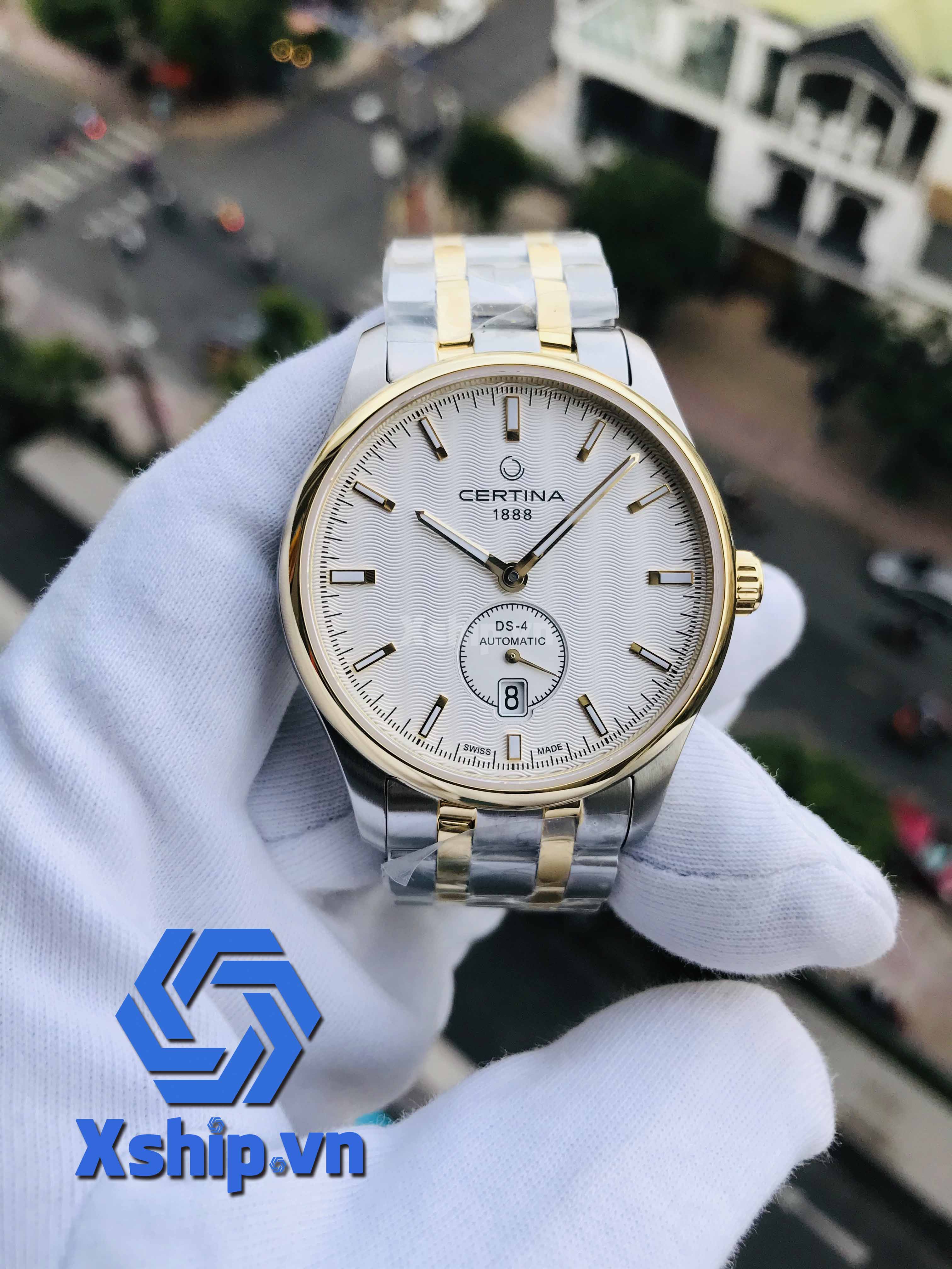 Certina DS-4 Small Second Silver Dial Automatic Mens C022.428.22.031.00 ...