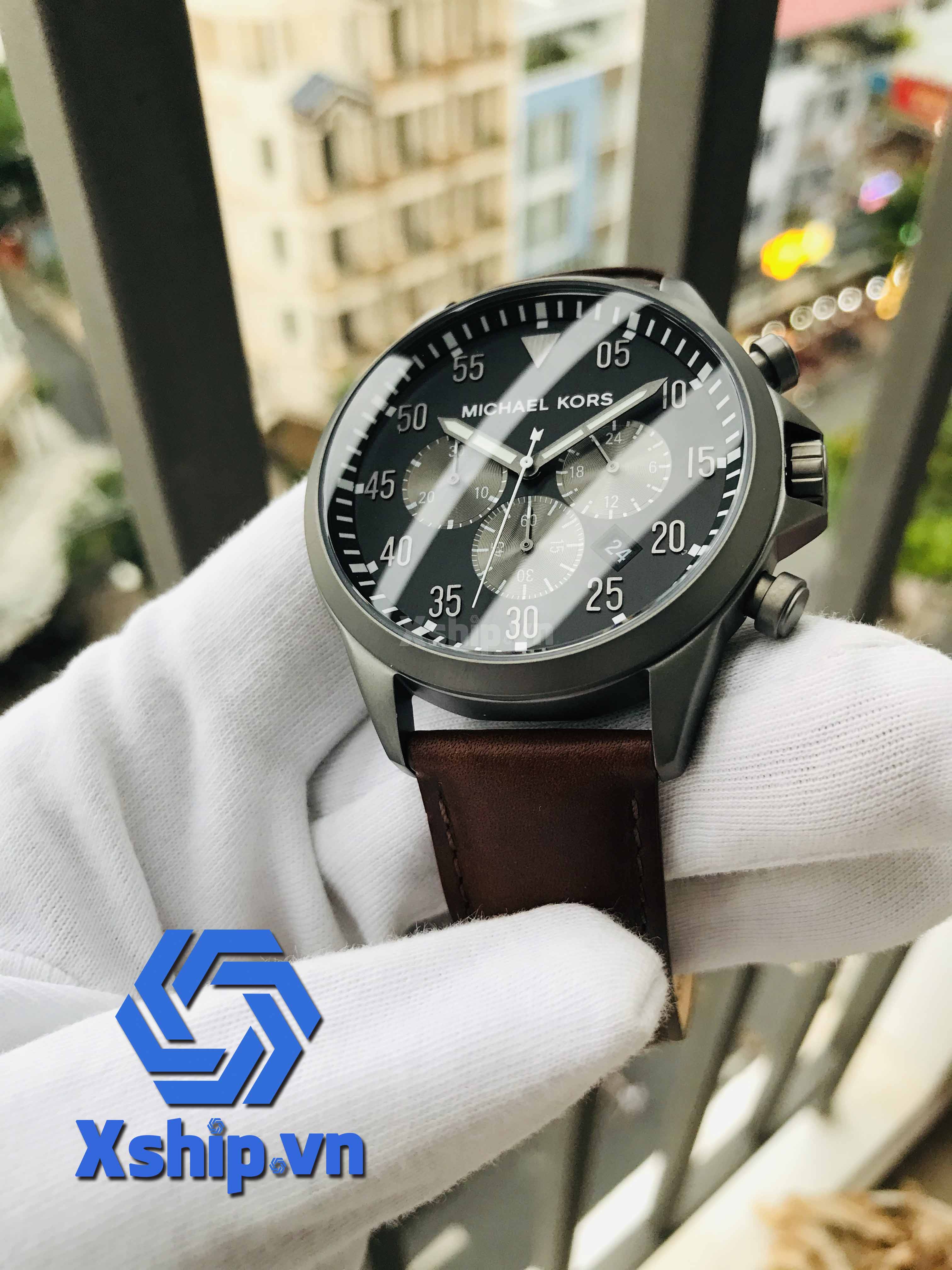 Gage Black Dial Men Chronograph Watch MK8536